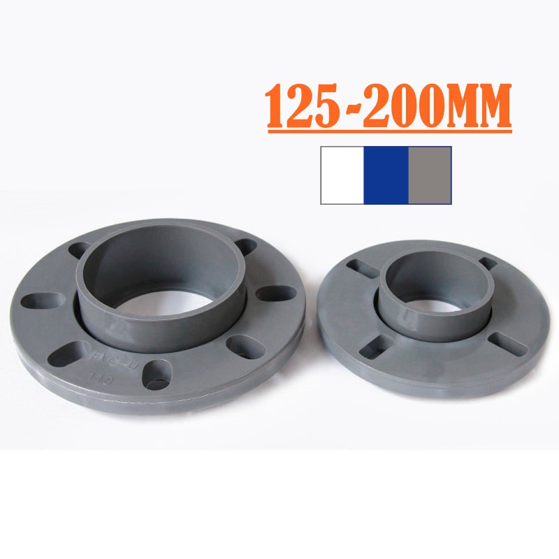 1pc PVC Flange Pipe Connector Hardware Fittings UPVC Tube Parts Slip ...