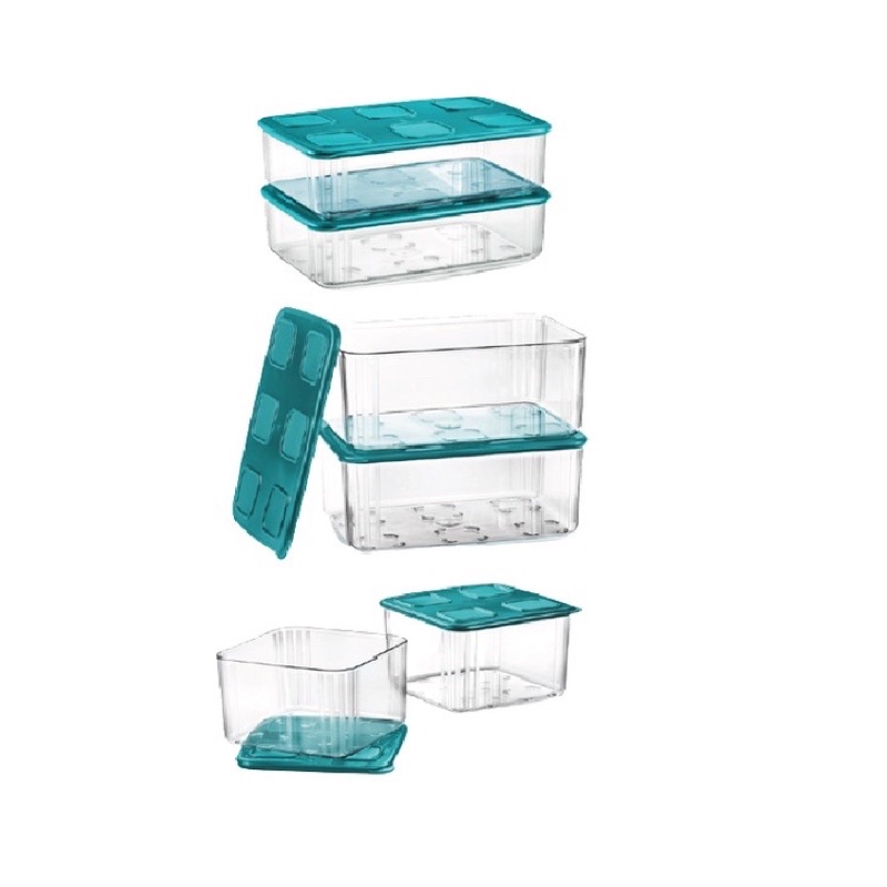 Tupperware Fresh n' Clear Set (6pcs) | Shopee Malaysia