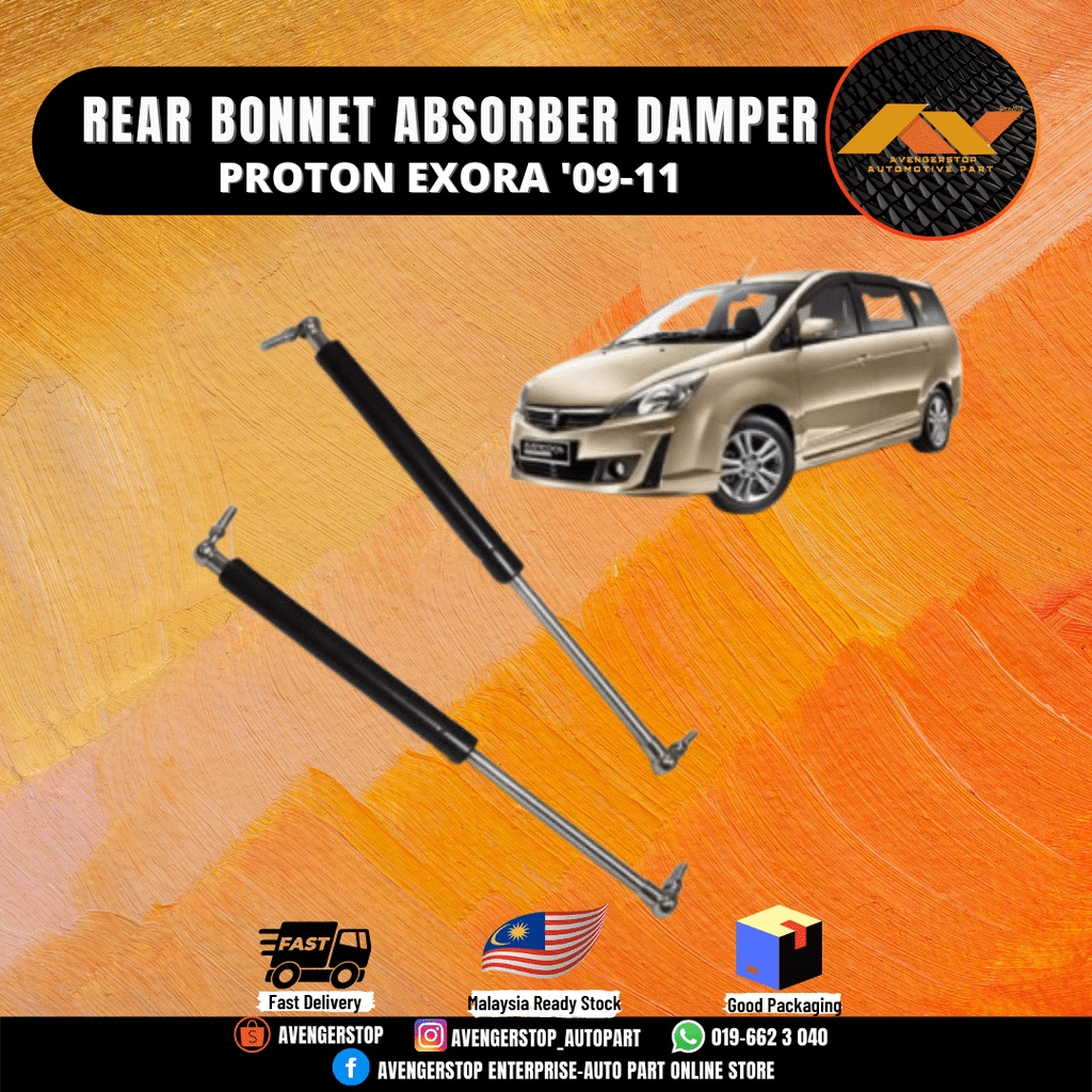 PROTON EXORA REAR BONNET DAMPER ABSORBER 100% NEW HIGH QUALITY | Shopee ...