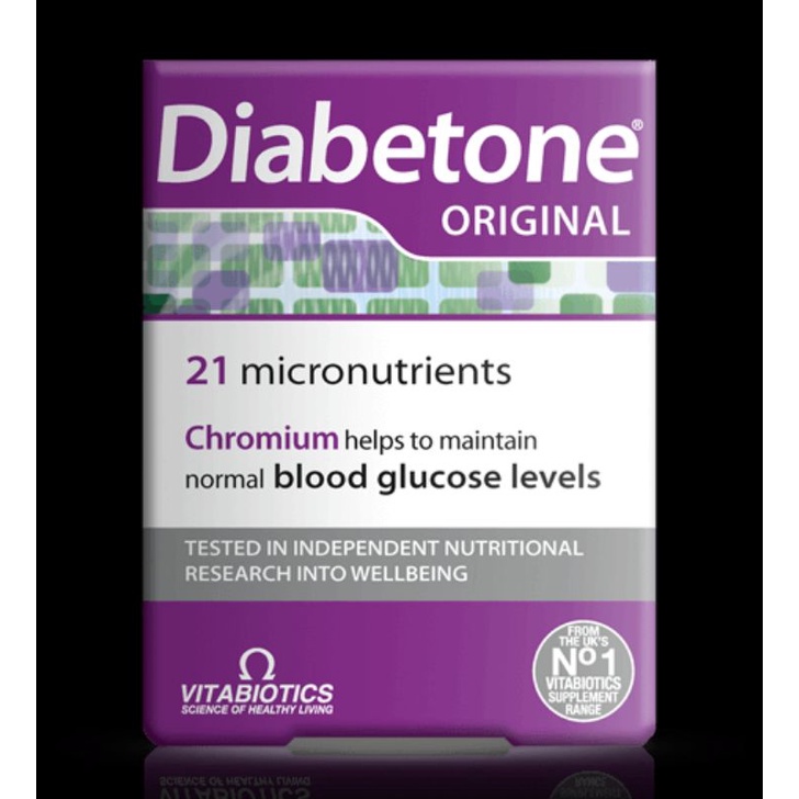 Diabetone by Vitabiotics UK ( diabetes supplement) | Shopee Malaysia