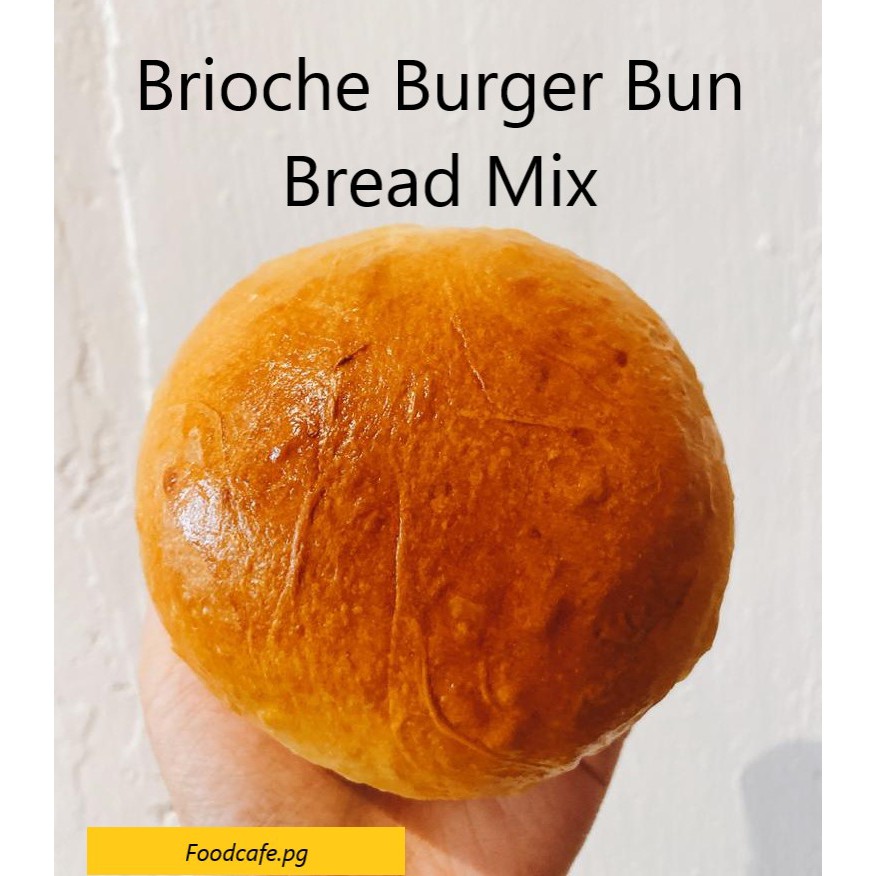 (Premix) Simple & Easy Brioche Burger Bun Mix (+/-400g) (Produced 6 nos ...