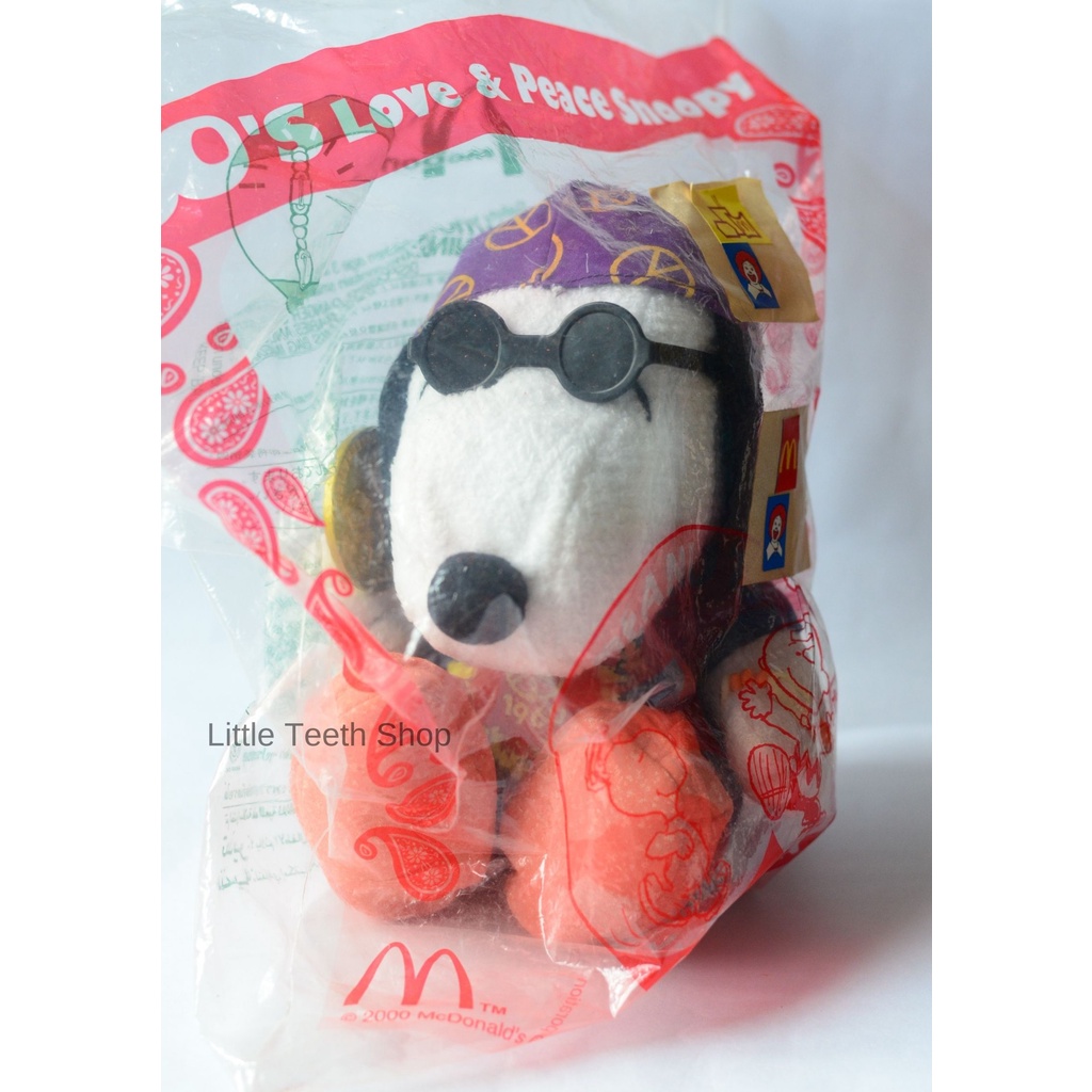 Limited Version of McDonald's Happy Meal Snoopy Vintage Soft Toy Series ...