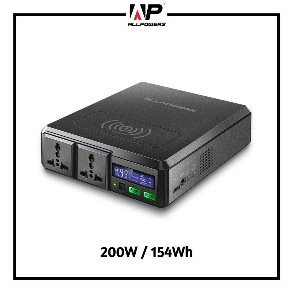 ALLPOWERS 200W Portable Power Station Wireless | Shopee Malaysia