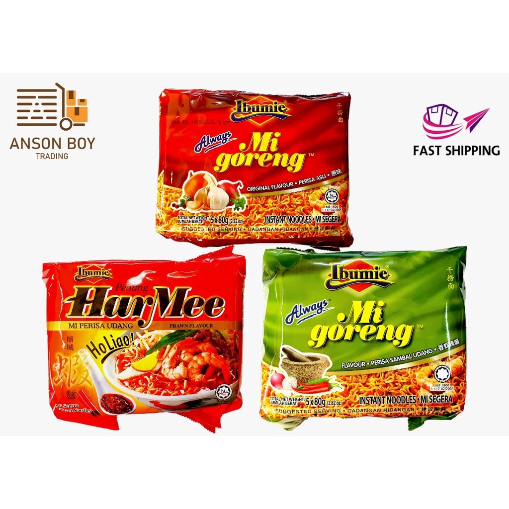 [READY STOCK] IBUMIE ALWAYS MI GORENG PERISA ASLI/SAMBAL UDANG/IBUMIE ...