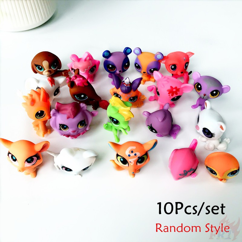 10pcs/lot Baby Lps Toy Original Littlest Pet Shop Girls Collection ...