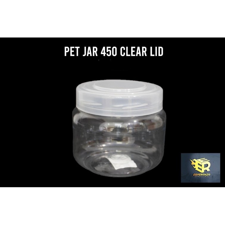 PET JAR 450 WITH CLEAR LID/ BALANG BEKAS KUIH/ BALANG PENUTUP CLEAR ...
