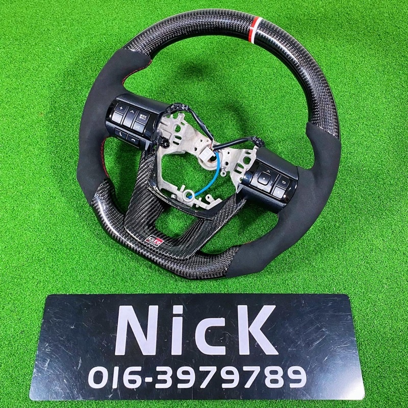 Toyota Hilux Revo N80 carbon fiber steering wheel | Shopee Malaysia