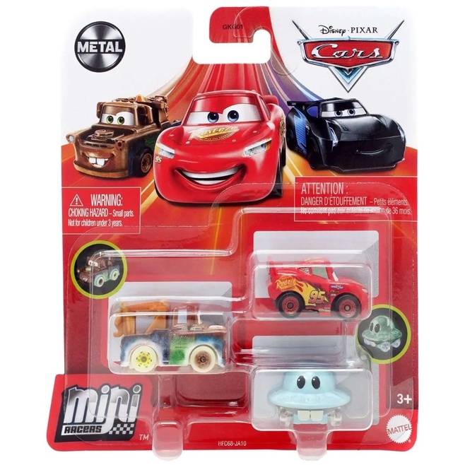 [Ready Stock] RARE Disney Pixar Cars Mattel Mini Racers 3 Pack 2022 UFM ...