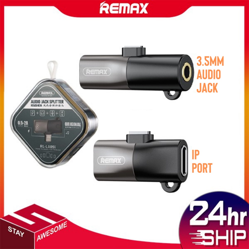 REMAX 2 In 1 Audio Jack Splitter 3.5mm Adapter RL-LA09 Type c Converter ...