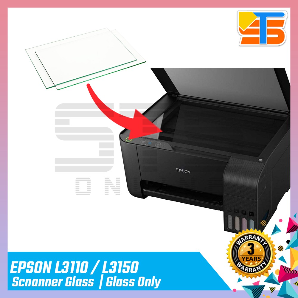 EPSON L3110 L3150 SCANNER GLASS CERMIN SCANNER L3210 L3250 [PERAK READY ...