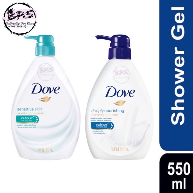 Dove Sensitive Skin Body Wash 550ml Shopee Malaysia