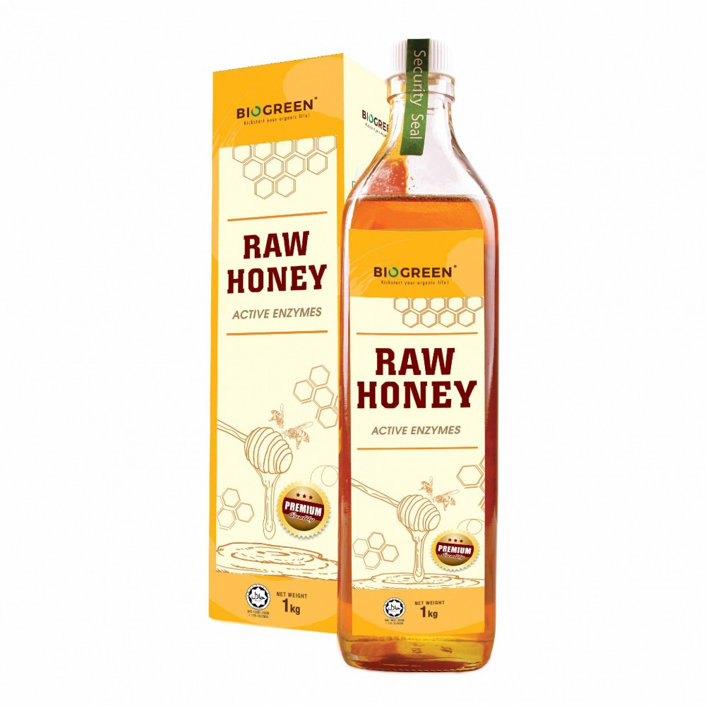 BIOGREEN Raw Honey with Active Enzymes (1kg) | Shopee Malaysia