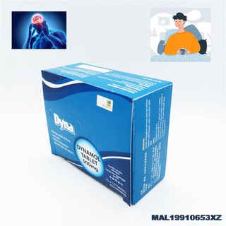 Dyna Dynamol Tablet - Paracetamol 500mg (15 x 10 Tablets) Melagakan ...