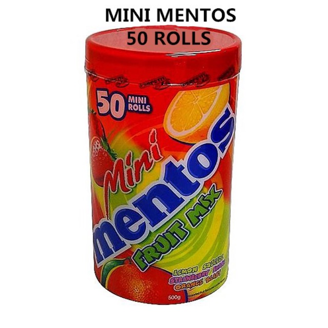 Mentos mini roll 50 pcs | Shopee Malaysia