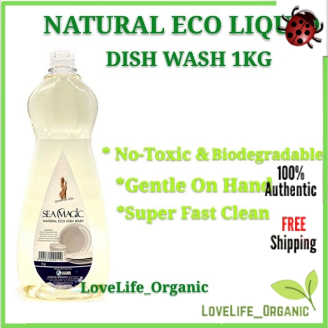 SEA MAGIC NATURAL ECO LIQUID DISH WASH 1KG | Shopee Malaysia