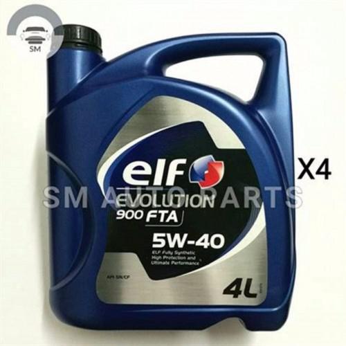 ELF 5W40 Evolution 900FTA Fully Synthetic Engine Oil(4x4Liter) | Shopee ...