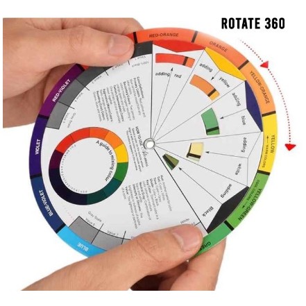 Palette Color Wheel 14/23 cm, Carta Warna | Shopee Malaysia