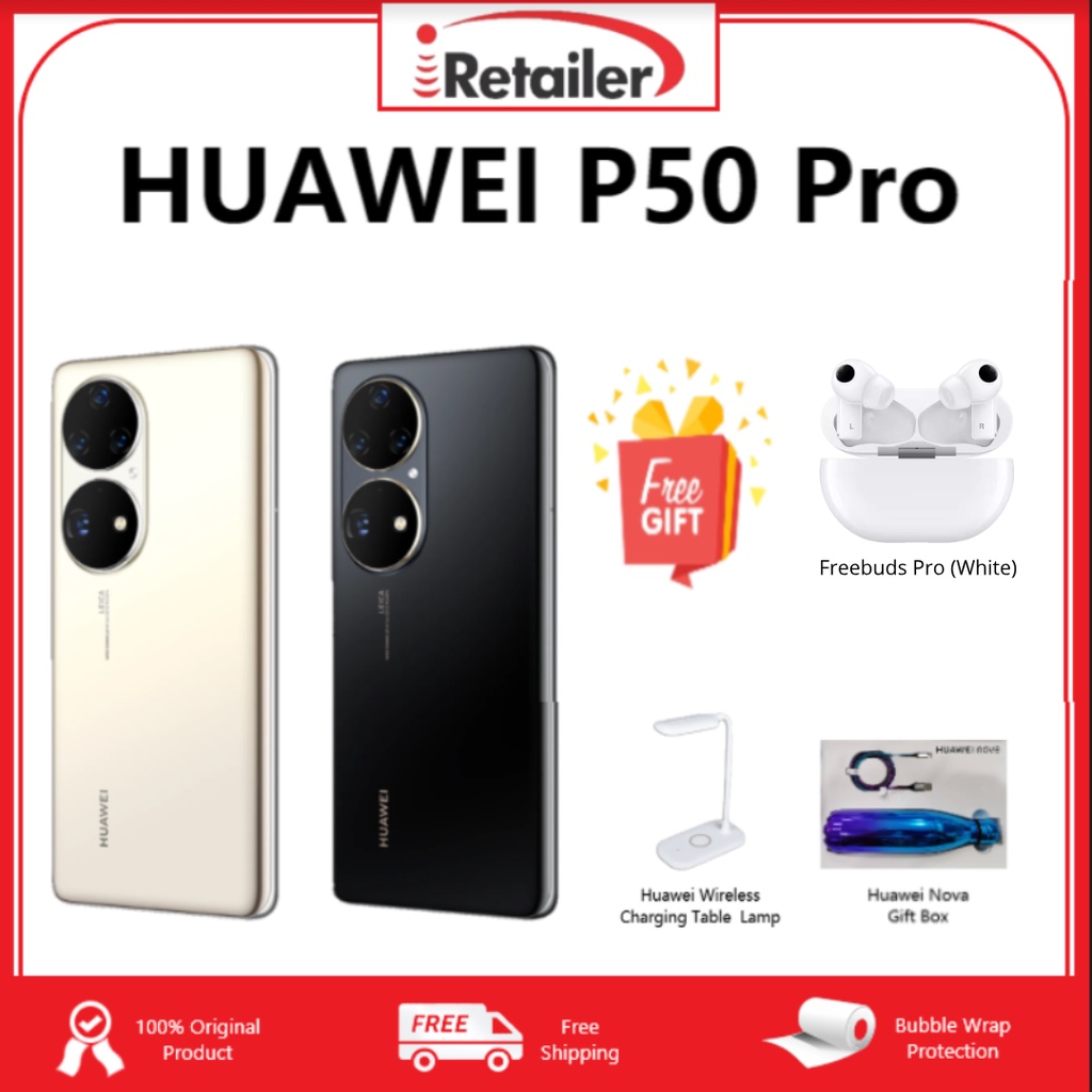 Huawei P50 Pro (8GB + 256GB) - 100% Original Huawei Malaysia Warranty ...