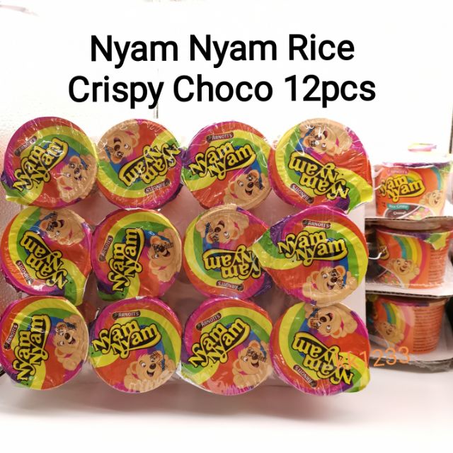 Nyam Nyam Rice Crispy Choco 18gram X 12 Pcs Shopee Malaysia