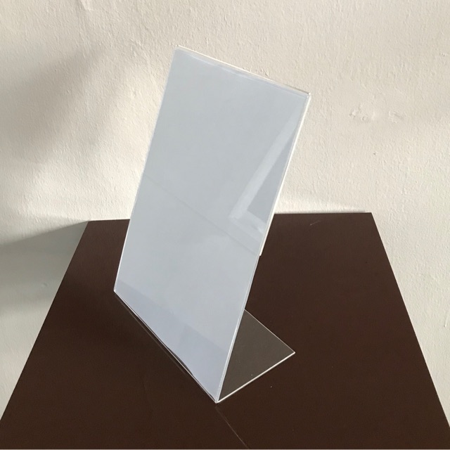 L Shape Acrylic Display Stand A4/A5 | Shopee Malaysia