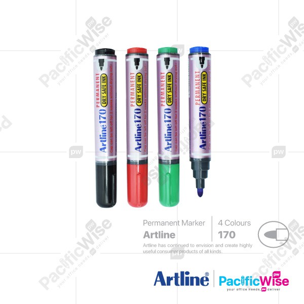 Artline/Permanent Marker/Penanda Kekal/Writing Pen/170/2.0mm (1Pc ...