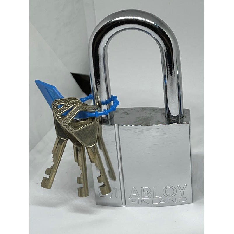 Abloy PL241-50 Padlock| Long Shackle Security Padlock (Made in Finland ...