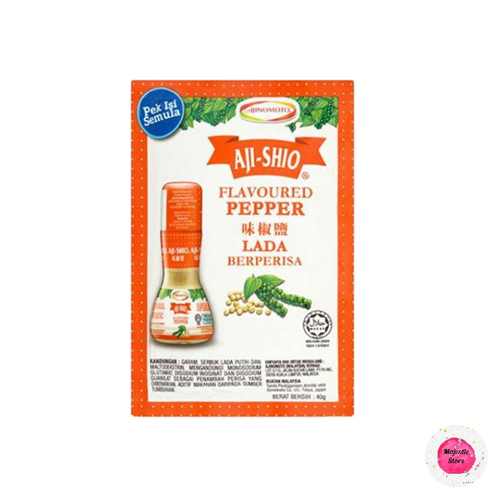 Ajinomoto Aji-Shio Flavoured Pepper 40g (Refill Pack) | Shopee Malaysia