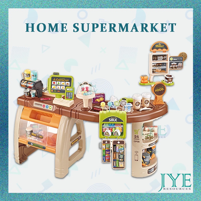 JYE Home Supermarket Grocery Table Desk Shopping Food Drink Counter ...