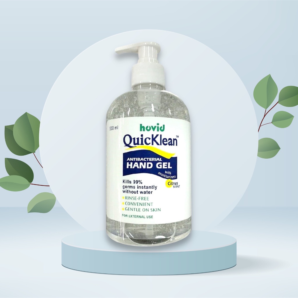 HOVID QUICKLEAN HAND GEL 500ML | Shopee Malaysia