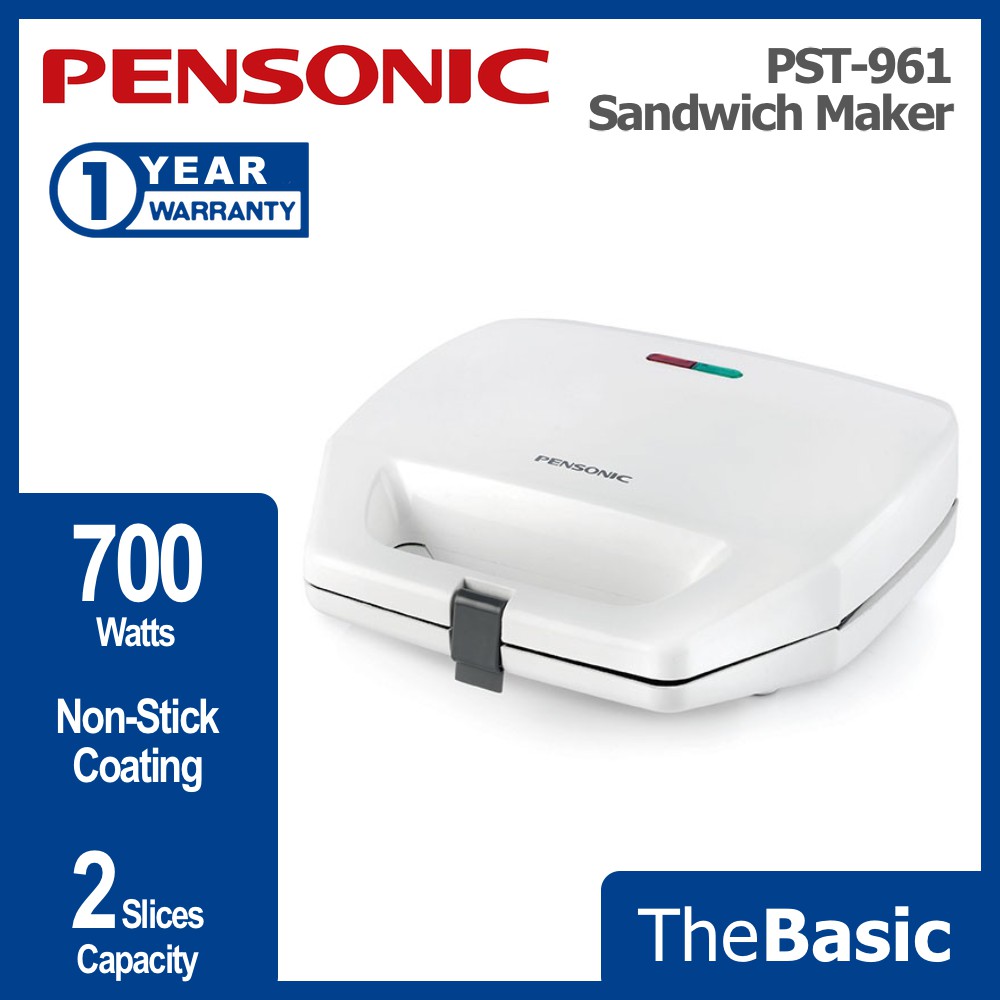 PENSONIC 2 Slice 700w Sandwich Maker Toaster Pembakar Roti (PST-961 ...