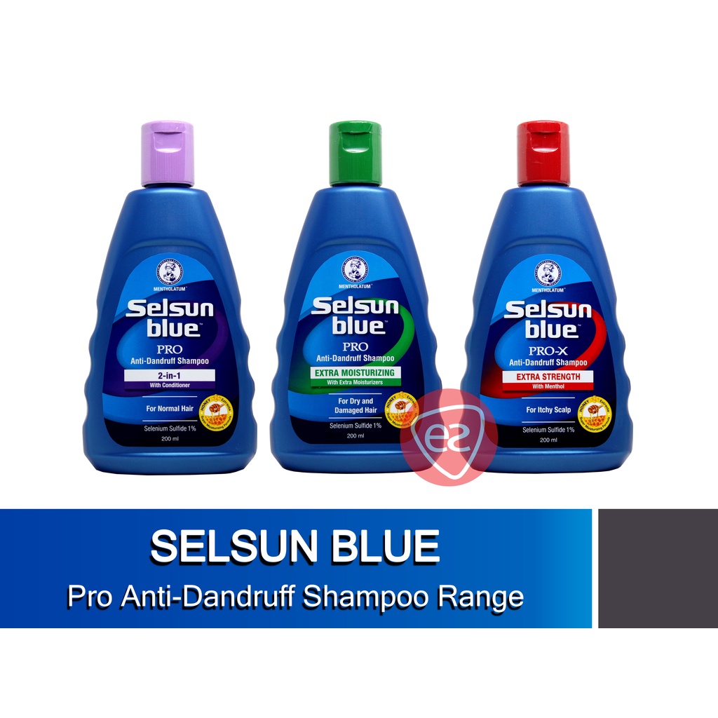 SELSUN BLUE PRO / PRO-X ANTI-DANDRUFF SHAMPOO ( EXTRA STRENGTH / EXTRA ...