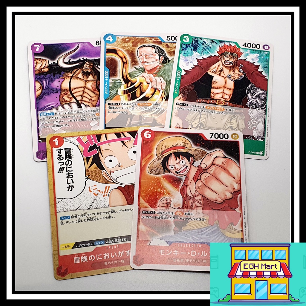 One Piece Card Game - Promo / Promotion Pack 2022 - P-001 002 003 004 ...