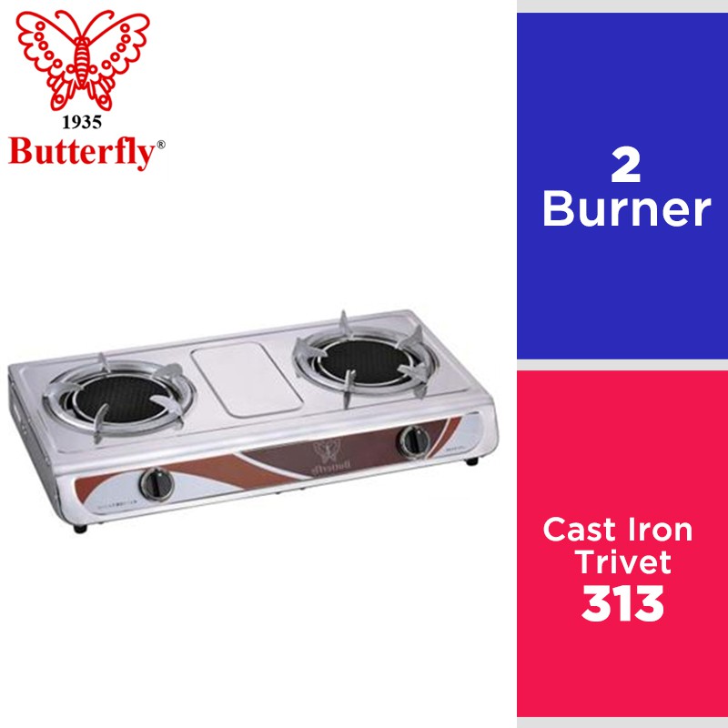Butterfly Infrared Double Gas Cooker - B-882 | Shopee Malaysia