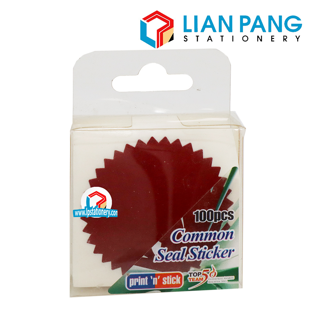 Common Seal Sticker Certificate Sticker 100pcs | Shopee Malaysia