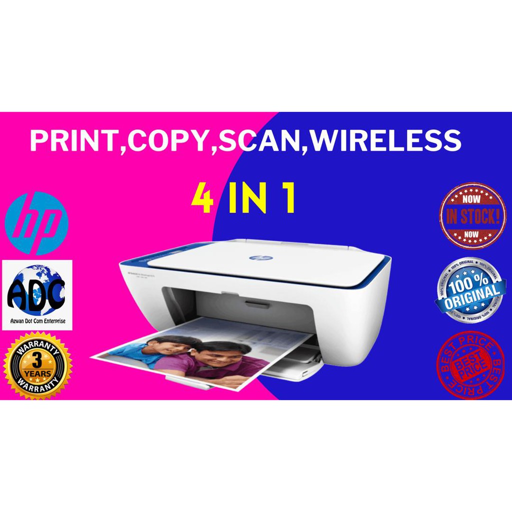 [Ready Stock] HP DeskJet Wireless Ink Advantage 2676 All-in-One Printer ...