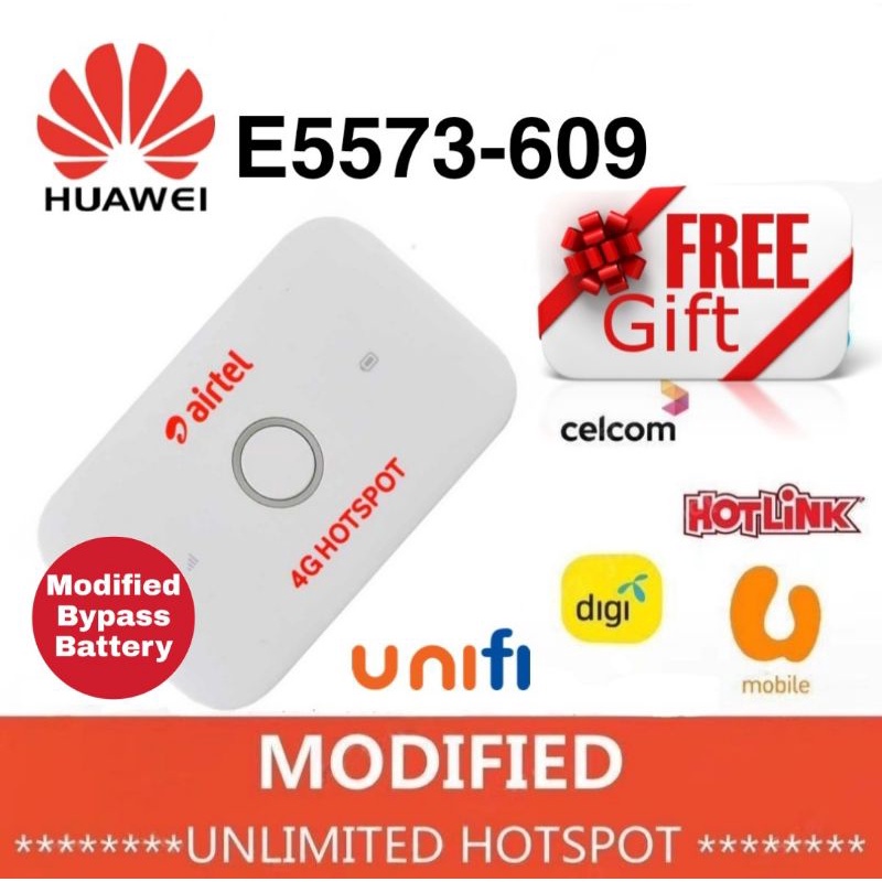 Modified huawei e5573 e5573-609 wifi portable 4g mifi modem router ...