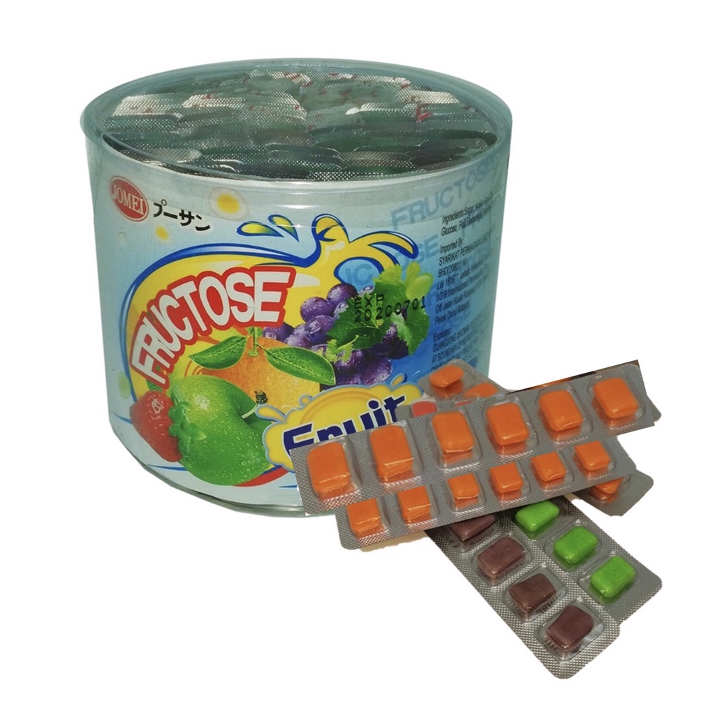 Fructose Fruit Flavour Candy 90pcs/ Fructose Chewy Fruit Candy/gula ...