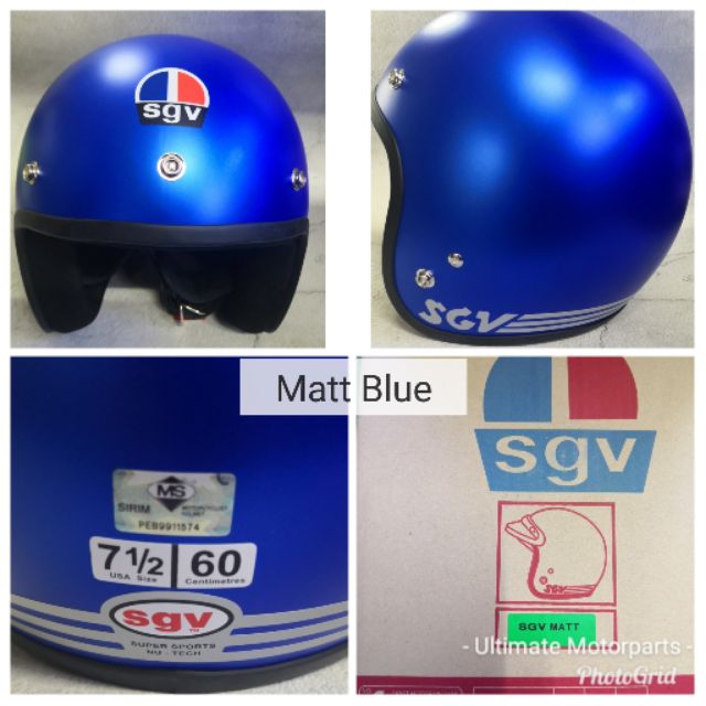 100% Original SGV99 Helmet SGV Helmet SGV 99 Matt Color Metallic Color ...