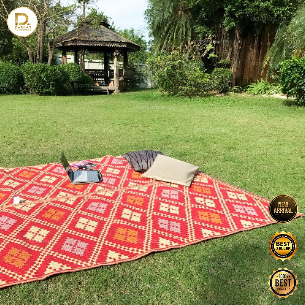 Tikar Lipat Plastik ala ala mengkuang Tradisional untuk dibawa berkelah ...