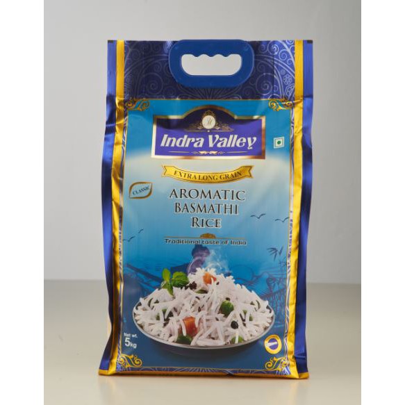 Indra Valley Aromatic Basmathi Rice 5kg | Shopee Malaysia
