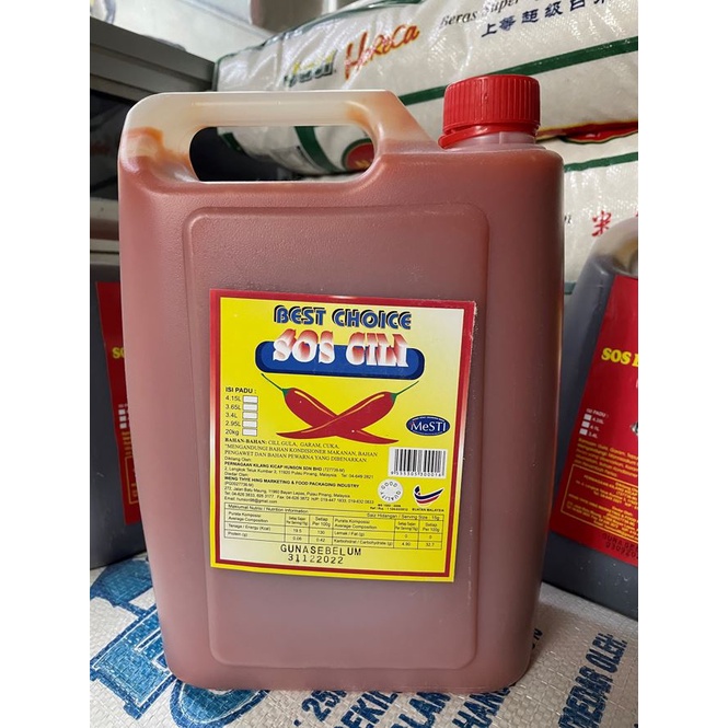 Best Choice Sos Cili 4.15 Litre | Shopee Malaysia