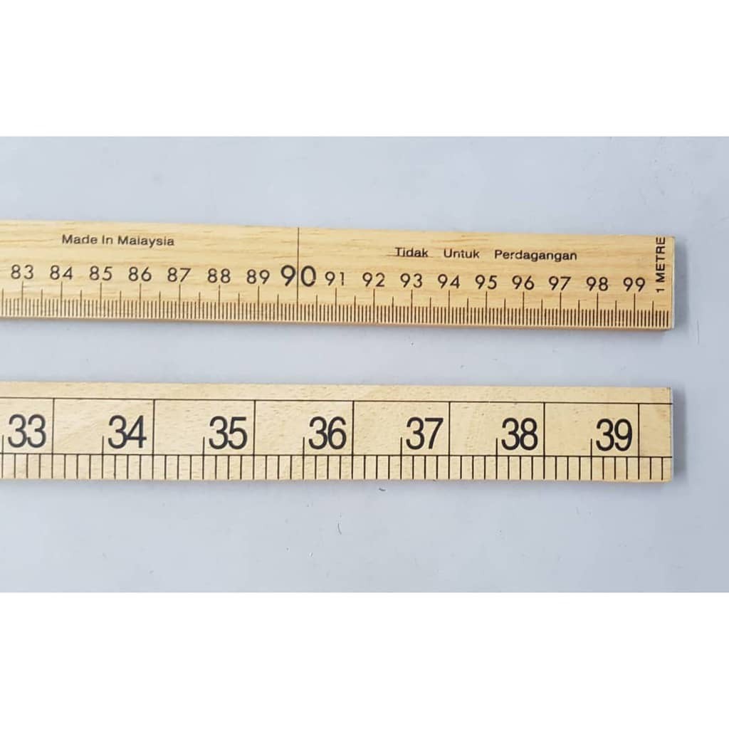 Pembaris Meter (kayu) / Meter Ruler (SH) | Shopee Malaysia