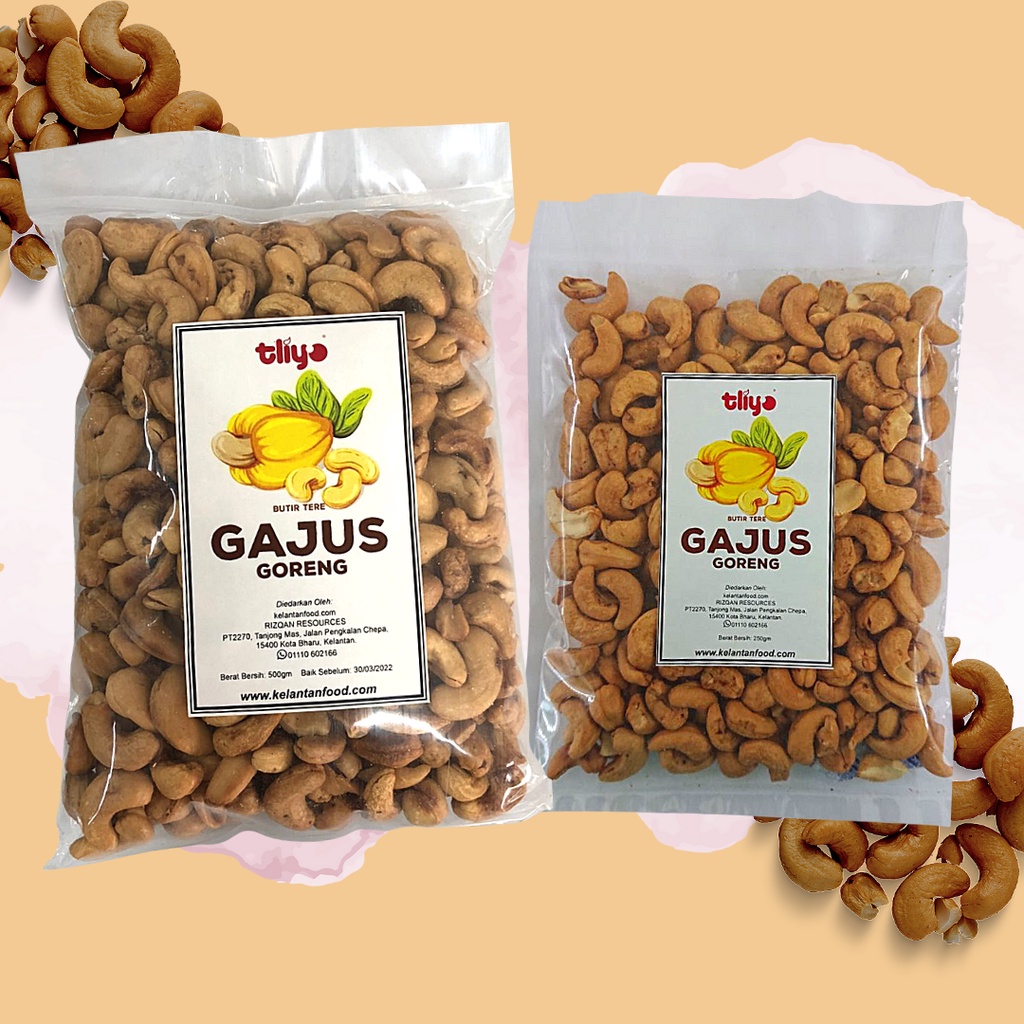 Kacang Gajus Goreng | Roasted Cashew Nut | 500g 250g ( READY STOCK ...