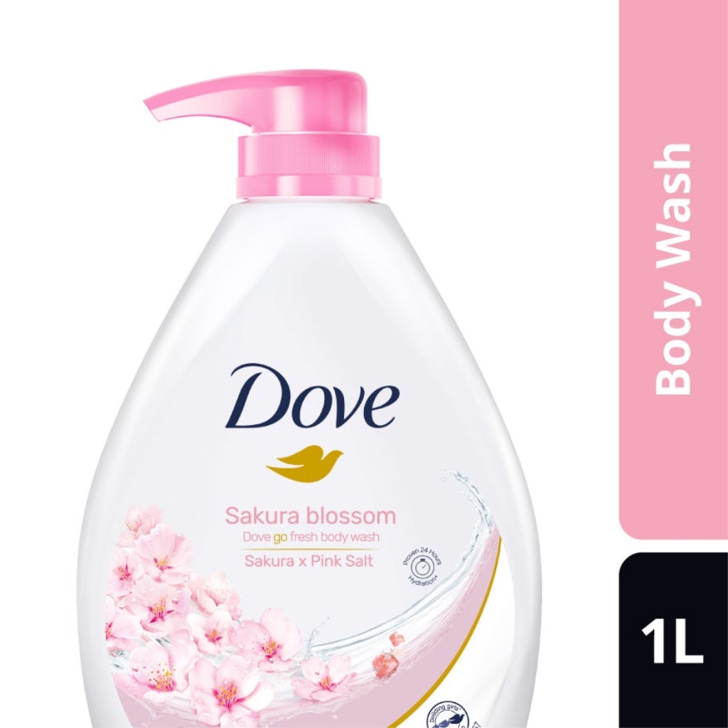 DOVE Sakura Blossom Body Wash 1L | Shopee Malaysia