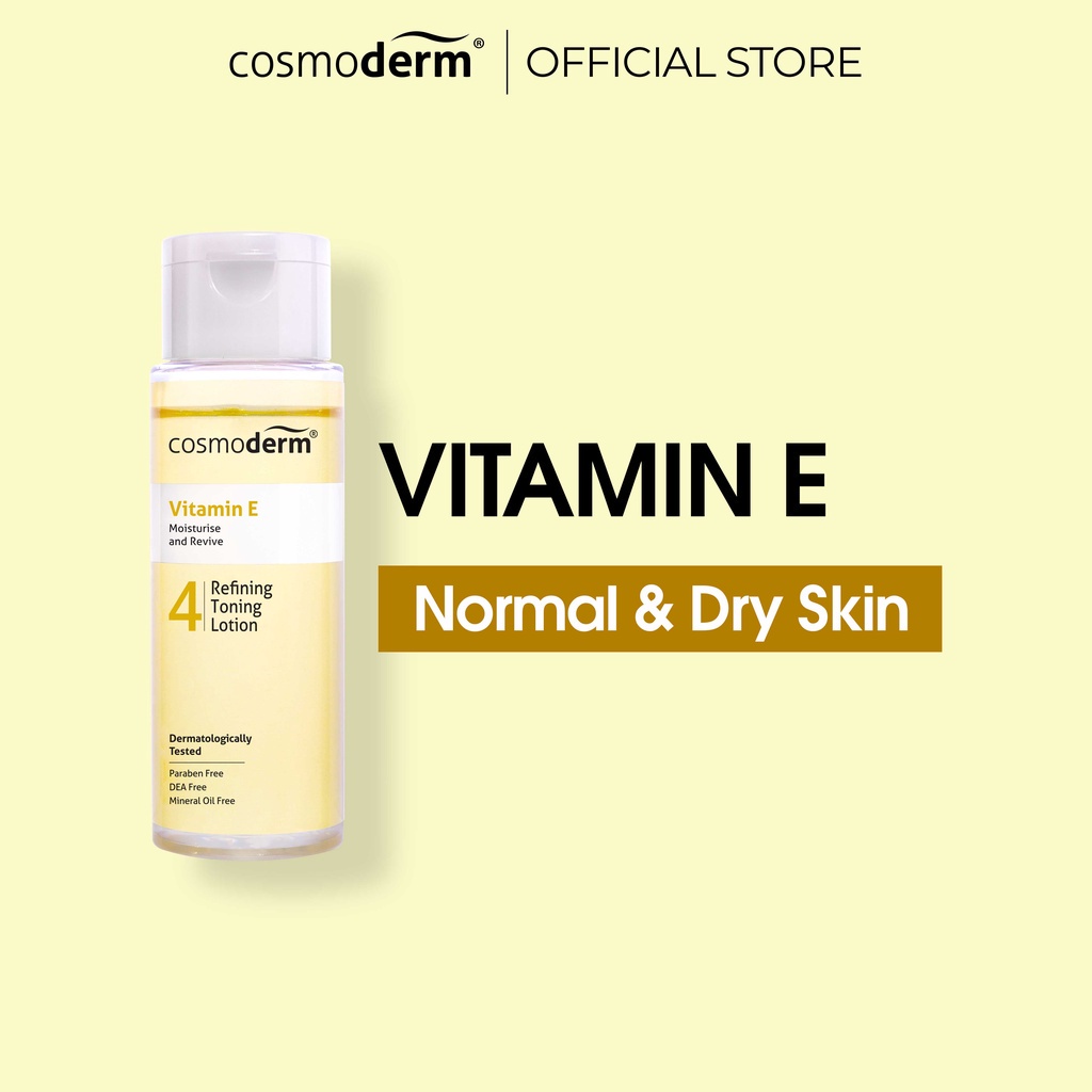 Cosmoderm Vitamin E Refining Toning Lotion (100ml) | Shopee Malaysia