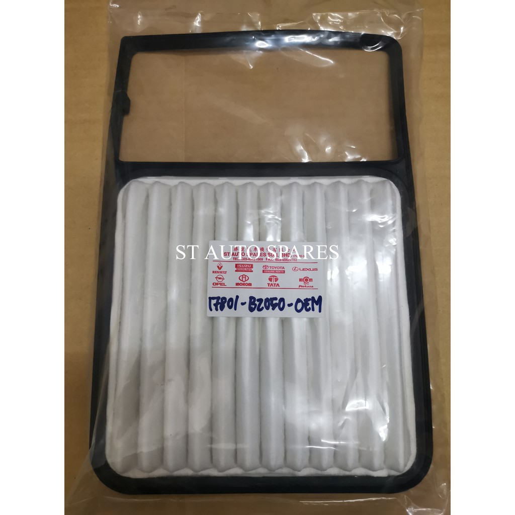 Toyota OEM Air Filter 17801-BZ050 Avanza Rush | Shopee Malaysia