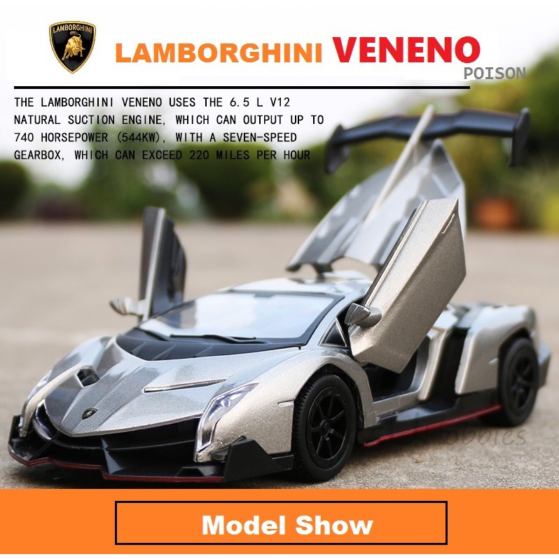 Lamborghini Veneno 1:29 scale Diecast Model Toy Car | Shopee Malaysia