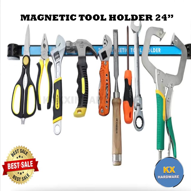 Magnetic Tool Holder 24-Inch Hardware Tool Storage Magnet Hanging ...