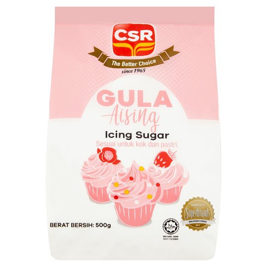 CSR Icing Sugar 500g (fast posting) Gula Aising (pengeposan pantas ...