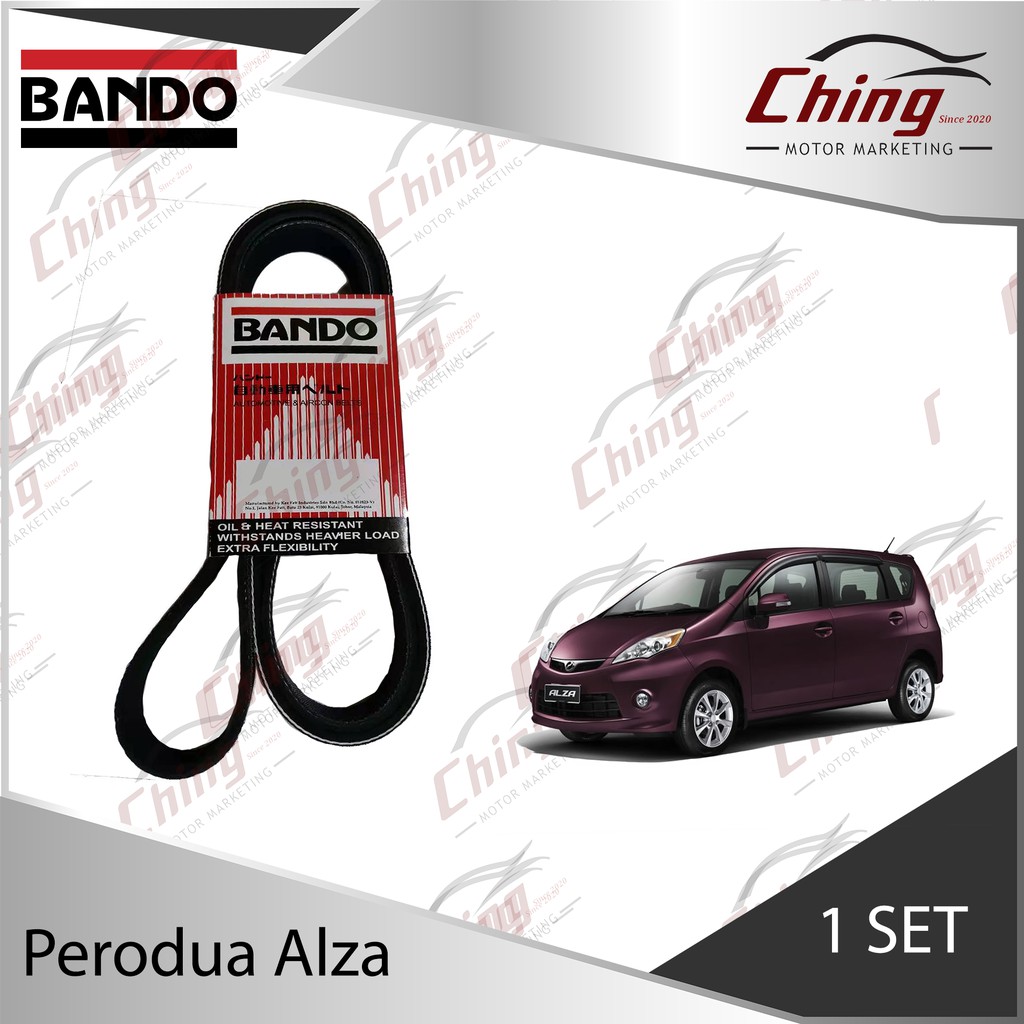 BANDO - PERODUA ALZA FAN BELT / V BELT (6PK1735) | Shopee Malaysia